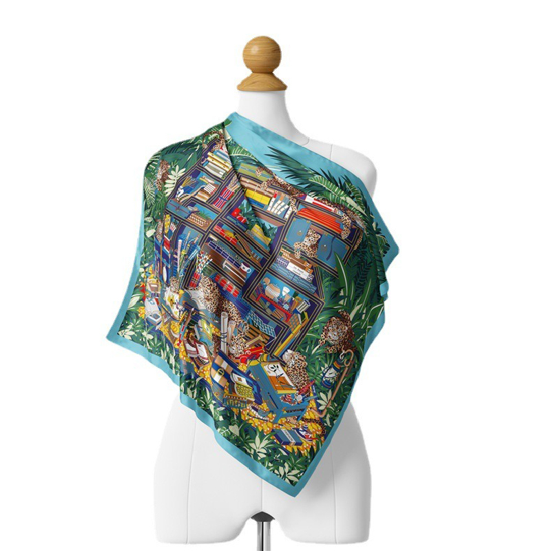 Customized Artist's 100% Silk Scarf Factory from China manufacturer ...